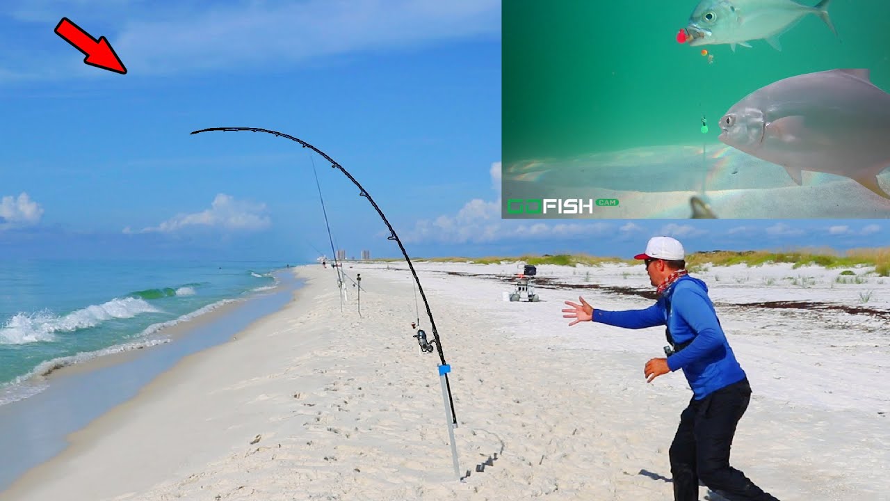 GoPro on a Surf Fishing Set-up Video GoPro on a Surf Fishing Set-up Video