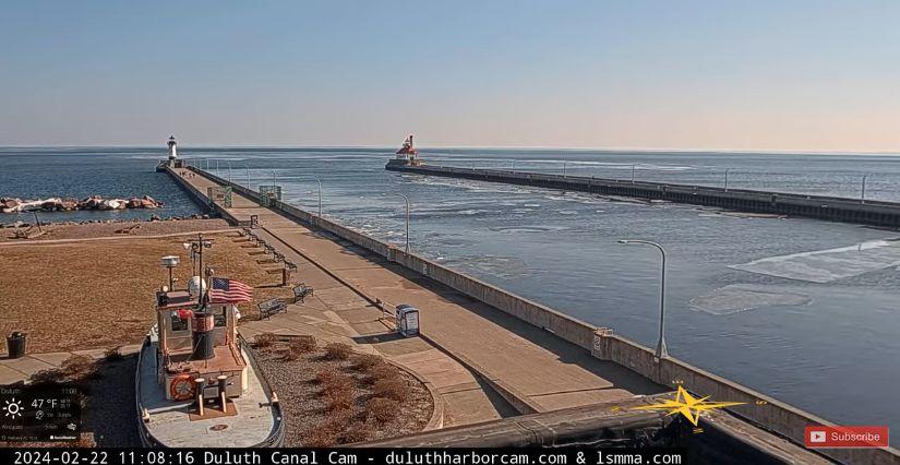 Duluth Canal Cam Video 2024